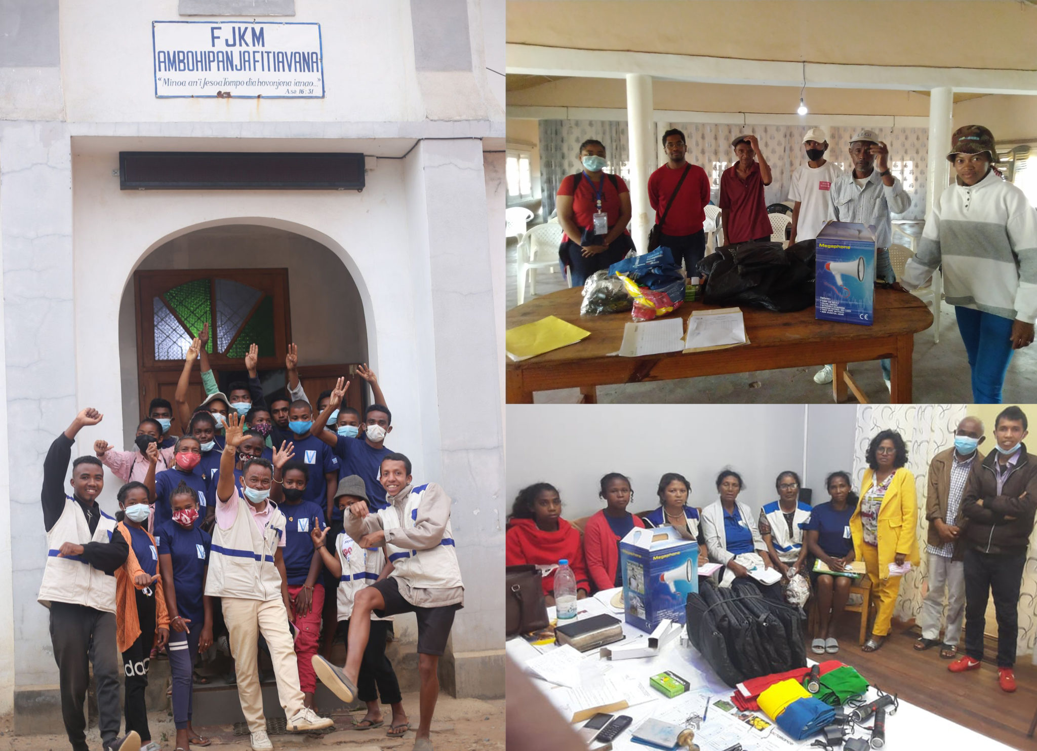 Distribution of kits for the FJKM Volunteers | SAF-FJKM